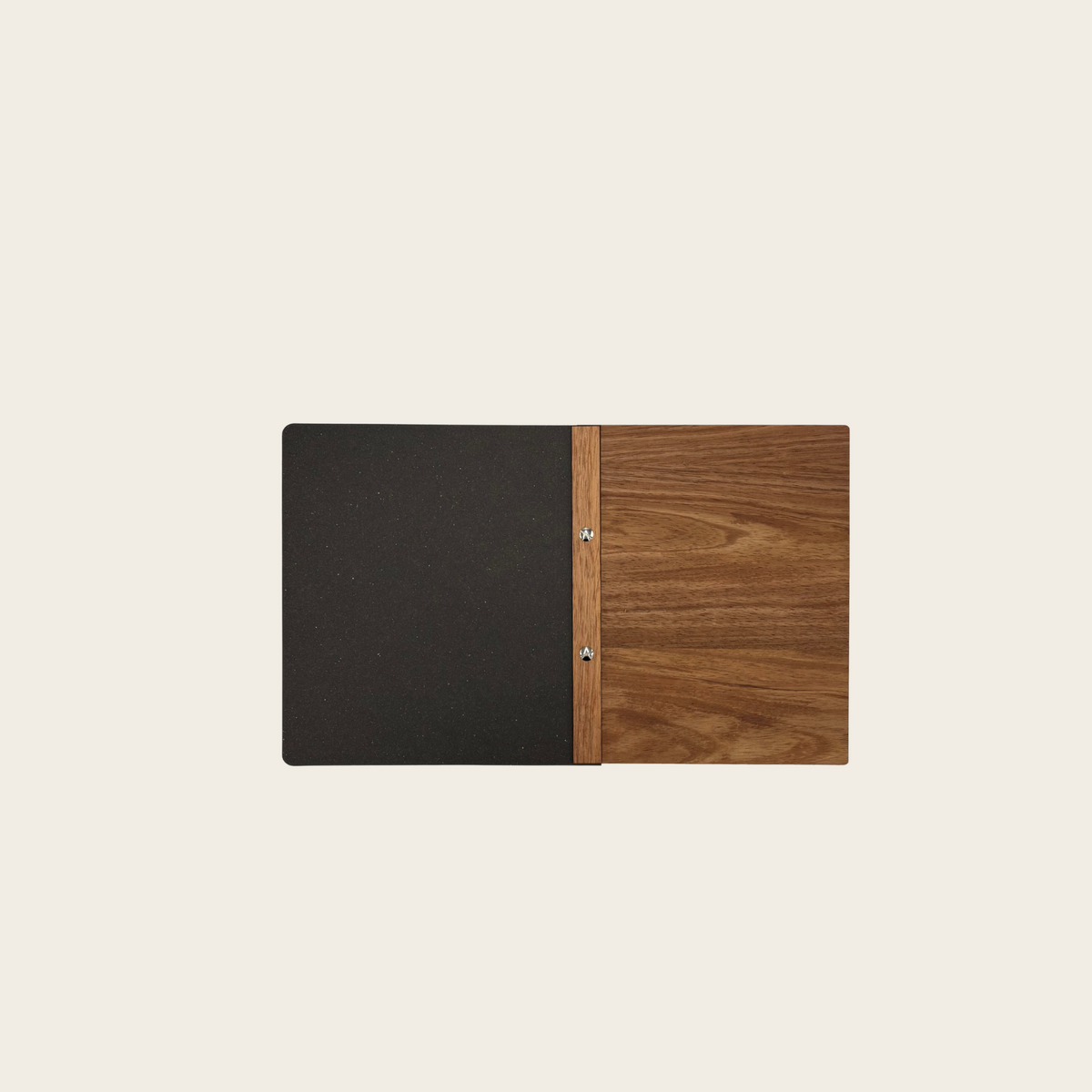 A5 Leather Cover, Timber Binder, Timber Back Menu – Promotion Studio