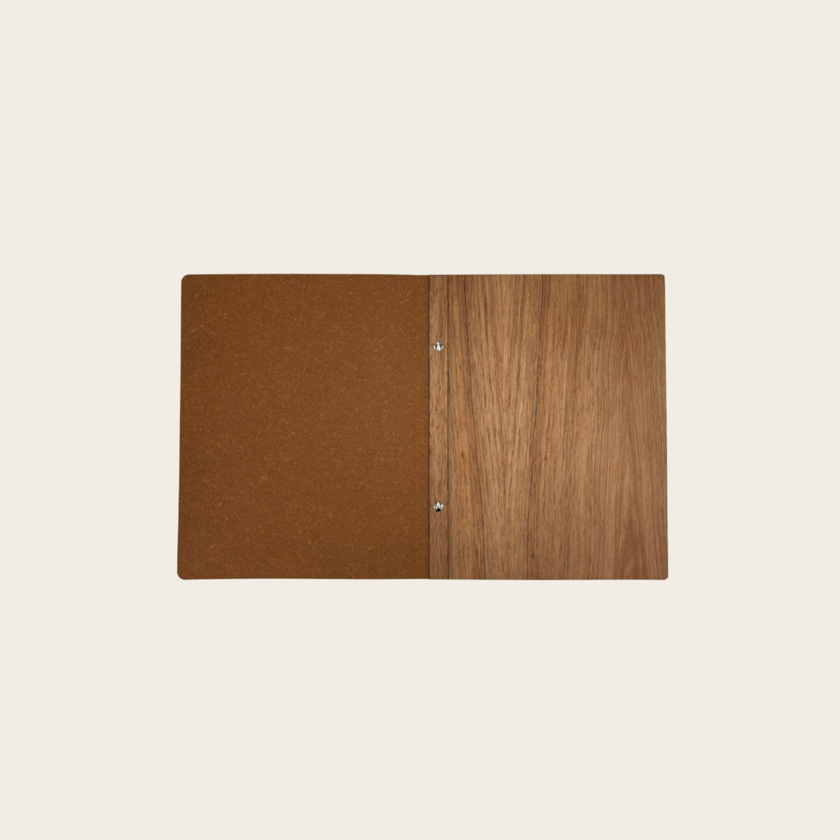 A4 Leather Cover, Timber Binder, Timber Back Menu – Promotion Studio